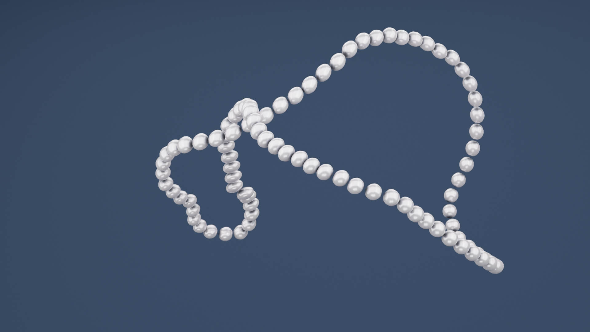 Pearls Necklace - 3D Model by thedazking
