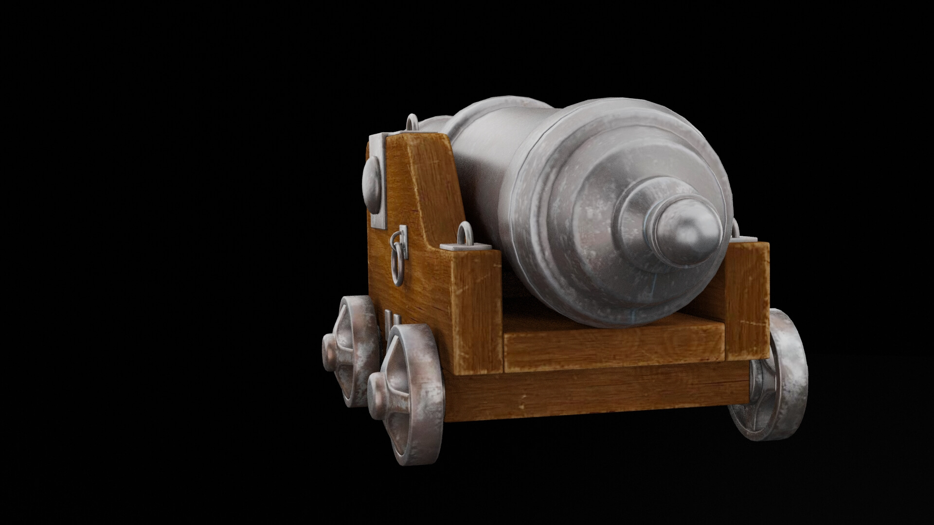 Pirate Cannon - 3D Model by thedazking