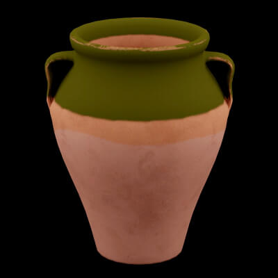 Pottery Vessels Amphora - 3D Model by thedazking