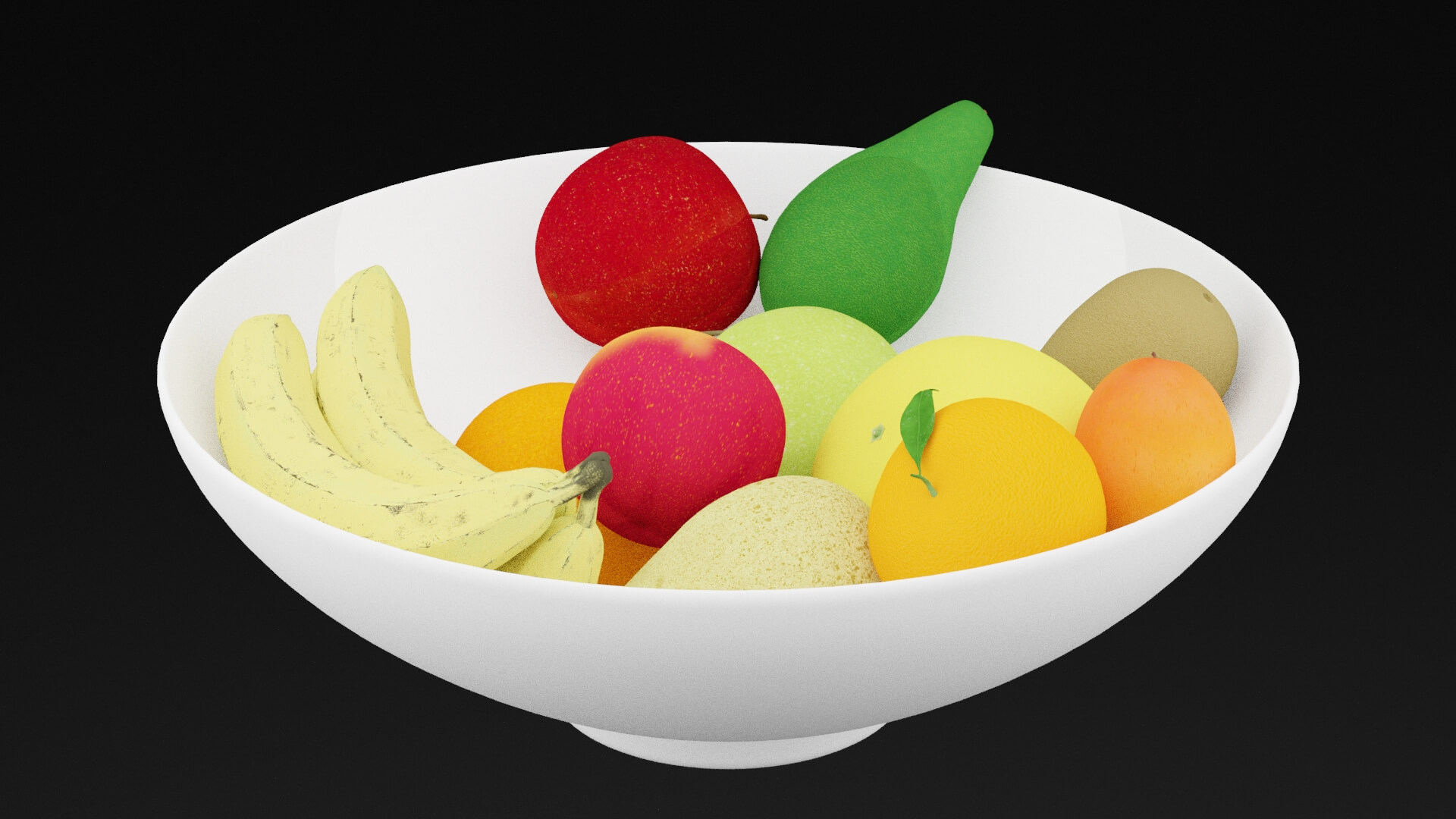 Random Fruit Bowl - 3D Model by thedazking