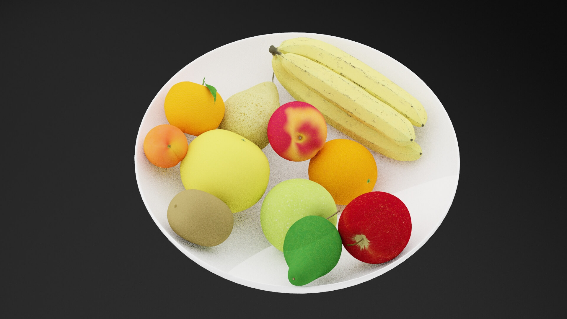 Random Fruit Bowl - 3D Model by thedazking