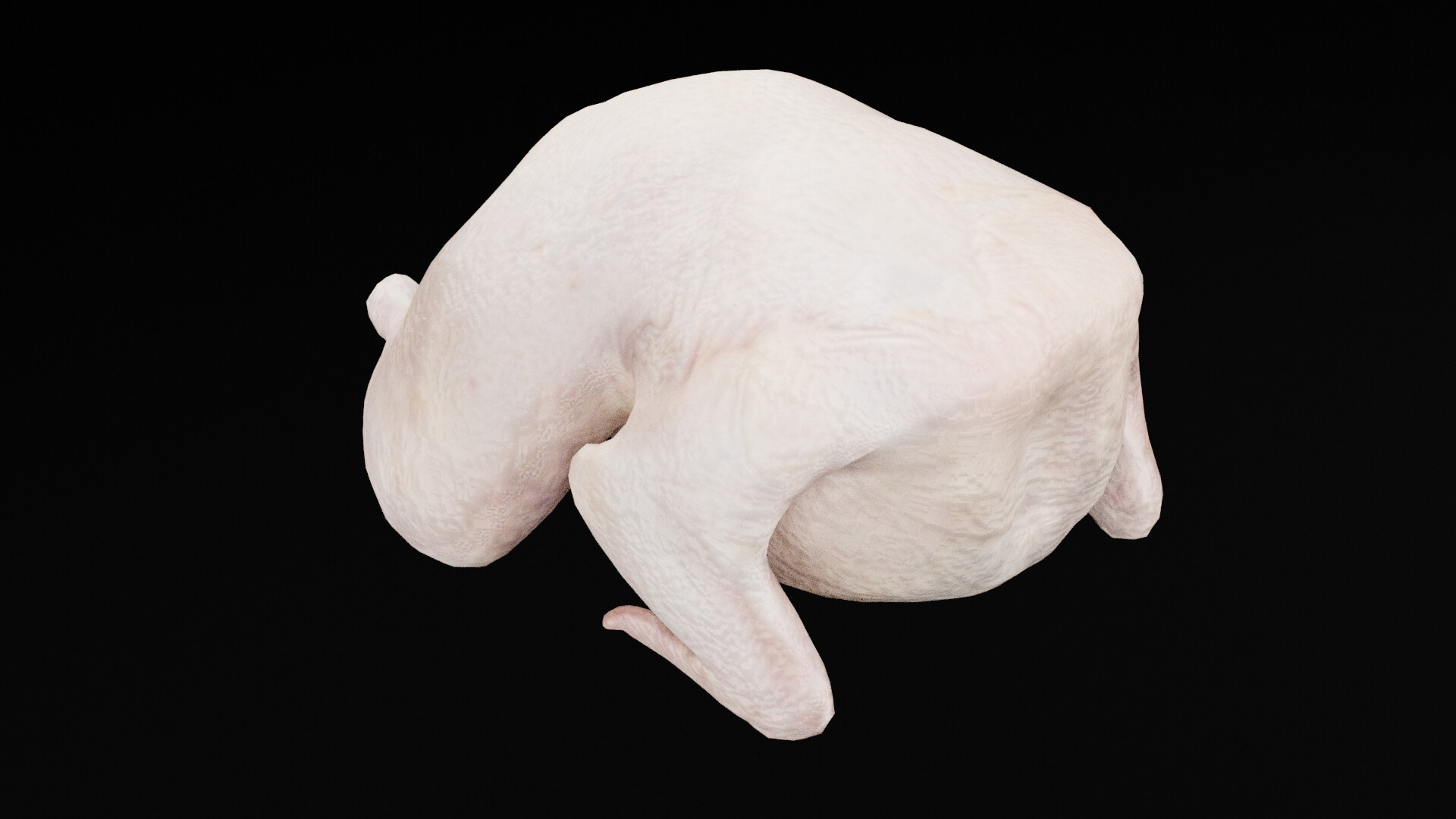 Raw Chicken Whole - 3D Model by thedazking