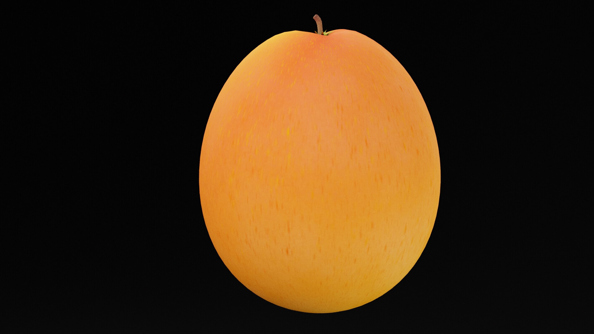 Realistic Apricot - 3D Model by thedazking