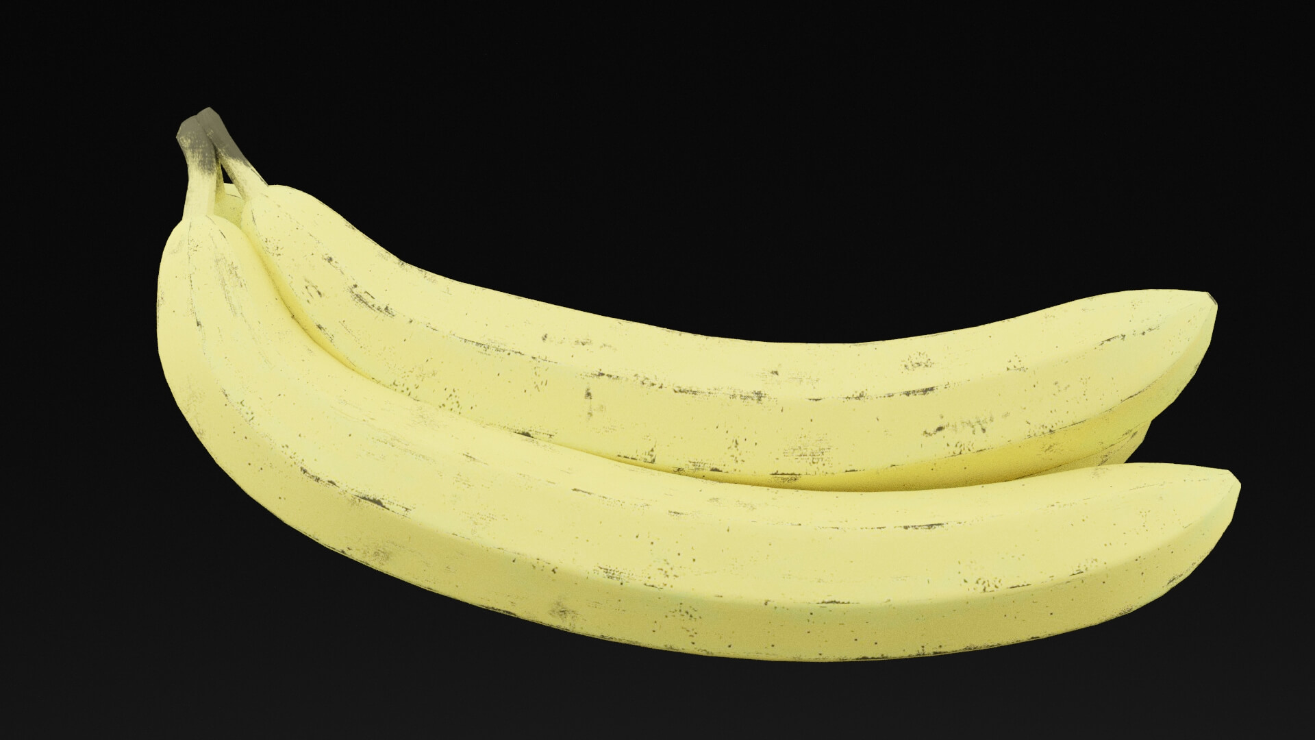 Realistic Banana - 3D Model by thedazking
