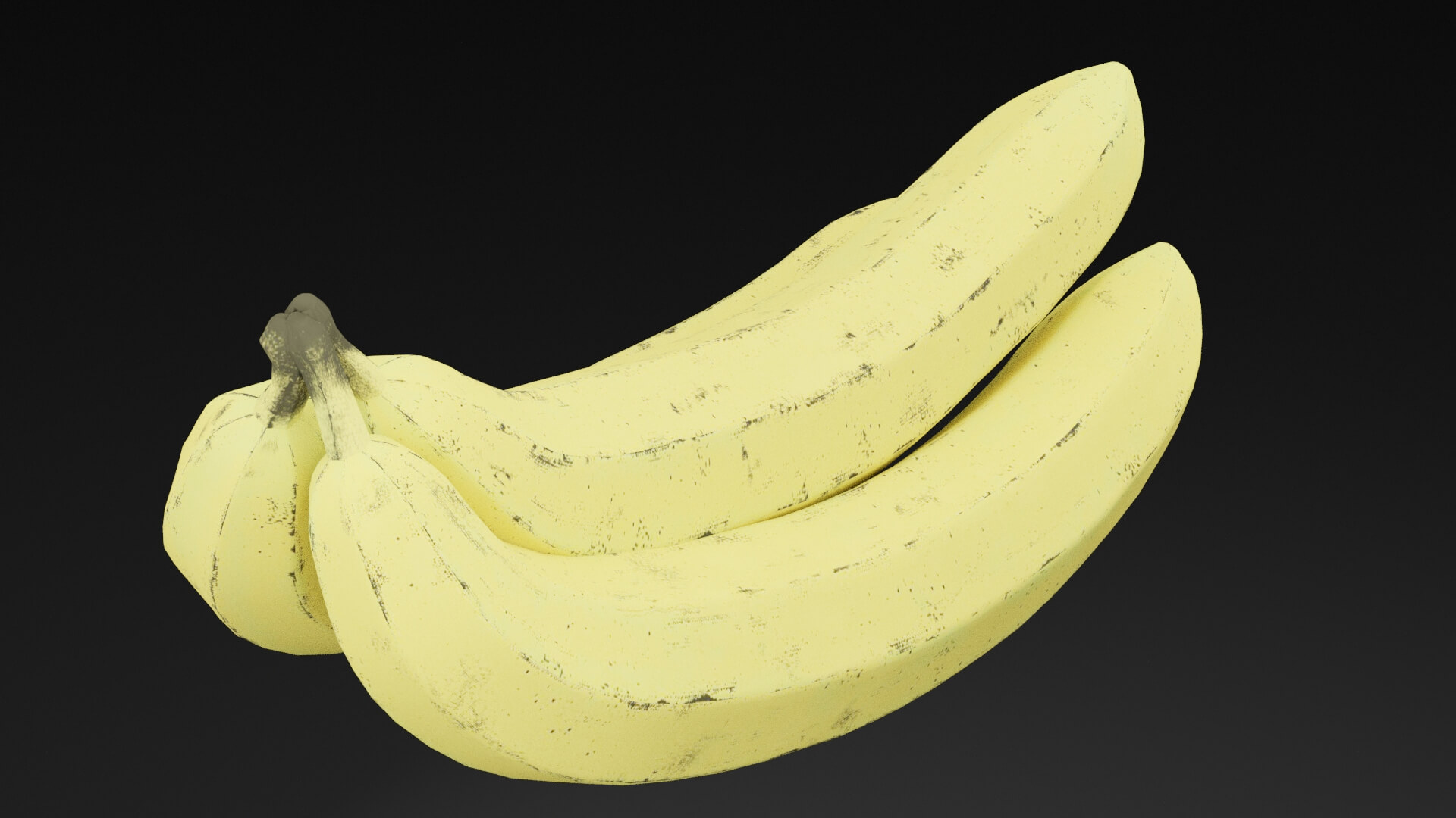 Realistic Banana - 3D Model by thedazking