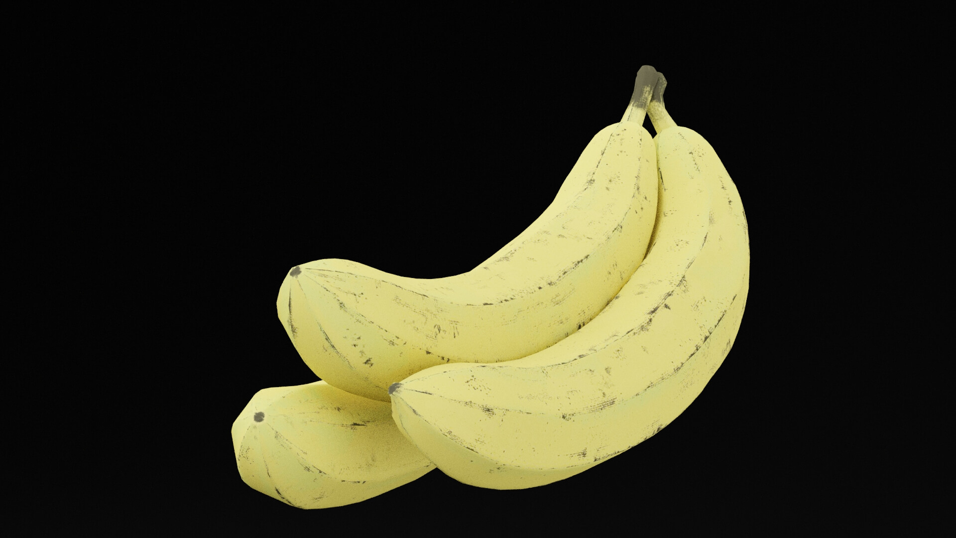 Realistic Banana - 3D Model by thedazking