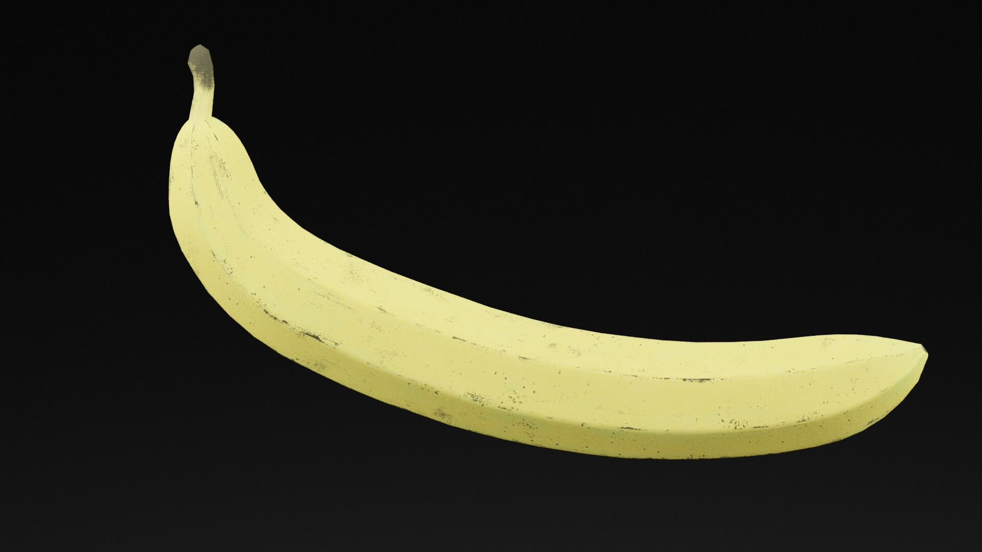 Realistic Banana - 3D Model by thedazking