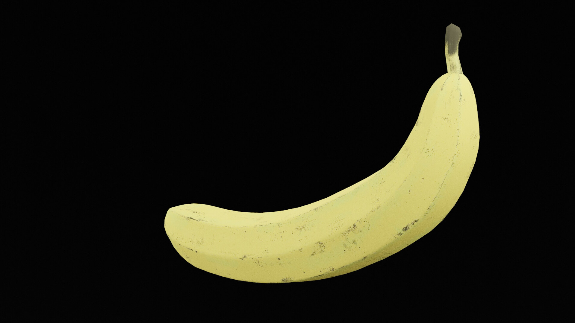 Realistic Banana - 3D Model by thedazking