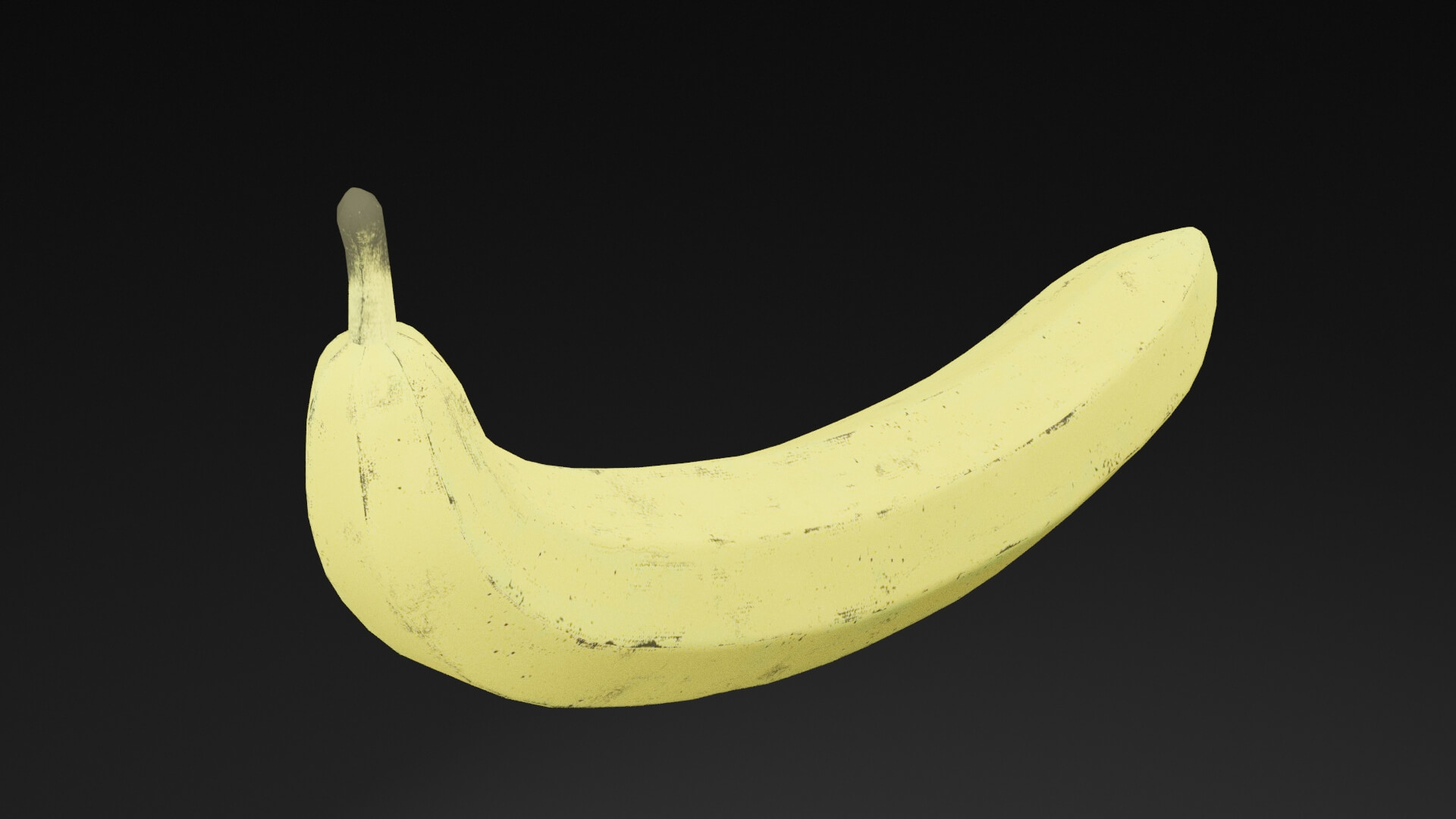 Realistic Banana - 3D Model by thedazking