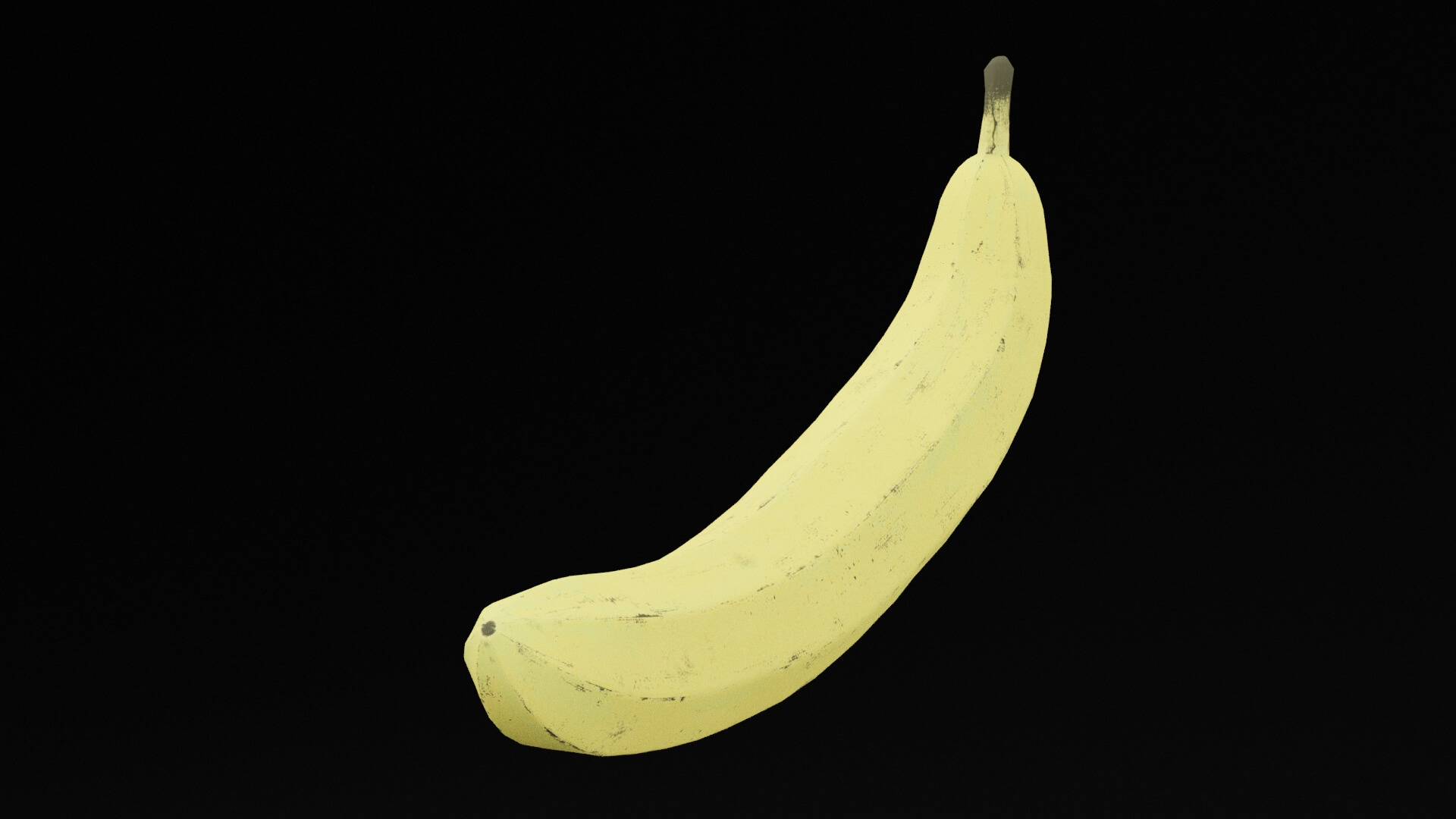 Realistic Banana - 3D Model by thedazking