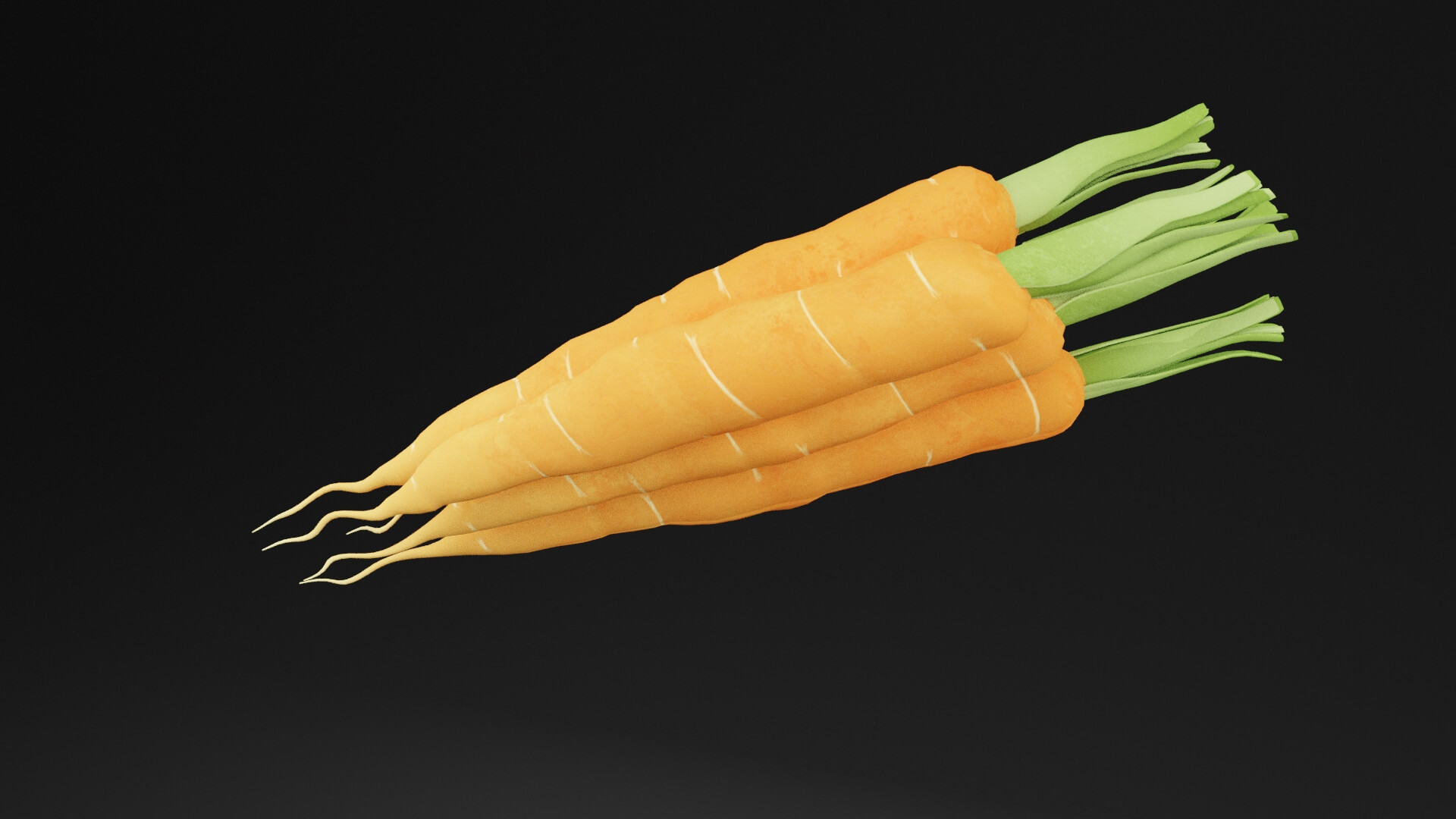 Realistic Carrot Stack - 3D Model by thedazking