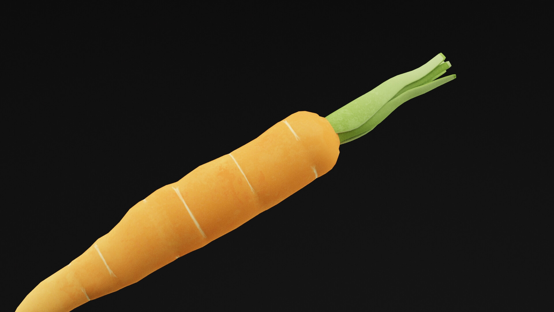 Realistic Carrot - 3D Model by thedazking