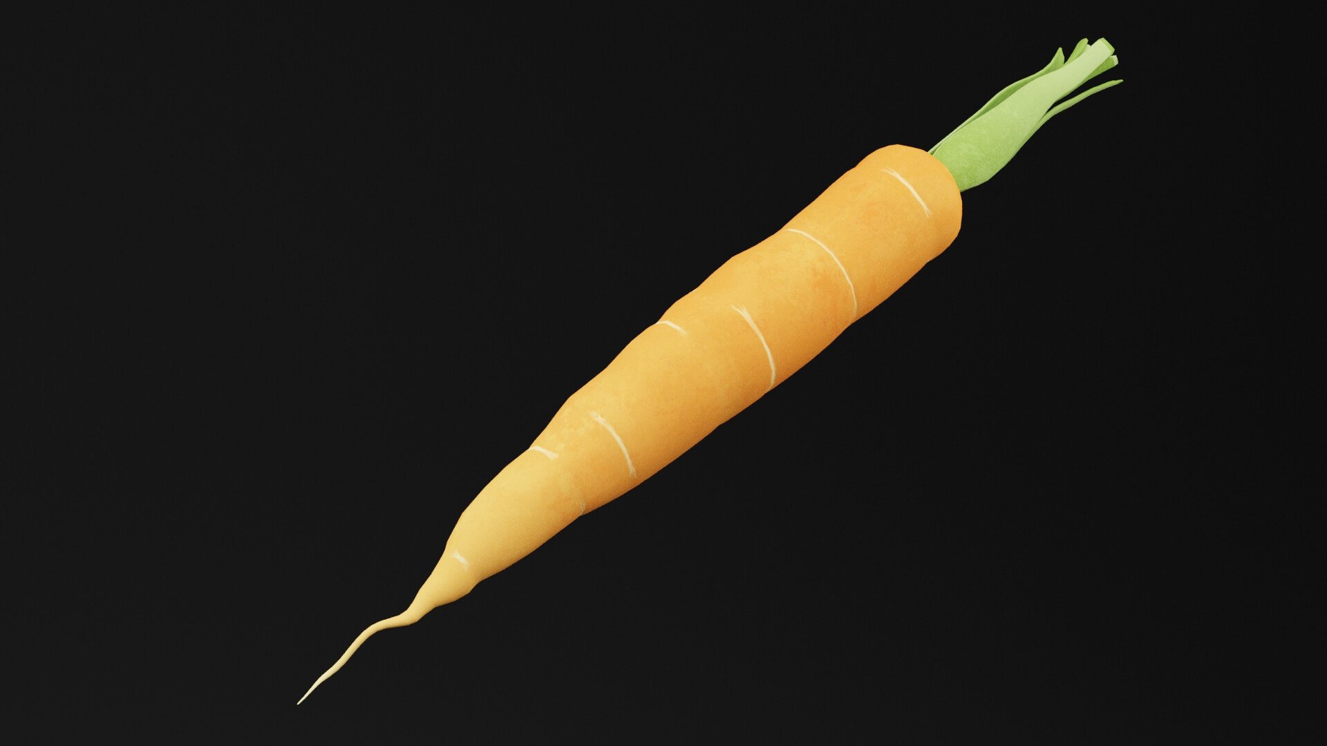 Realistic Carrot - 3D Model by thedazking