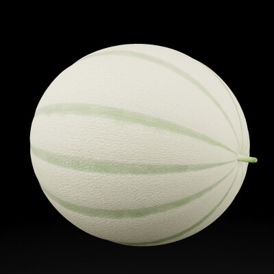 Realistic Melon - 3D Model by thedazking