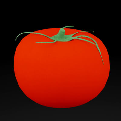 Realistic Tomato - 3D Model by thedazking