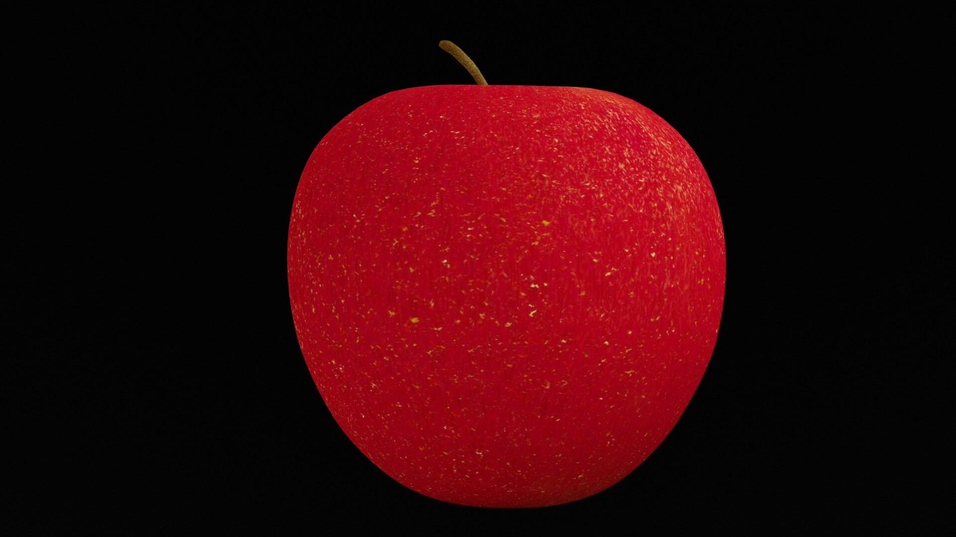 Realistic Red Apple - 3D Model by thedazking