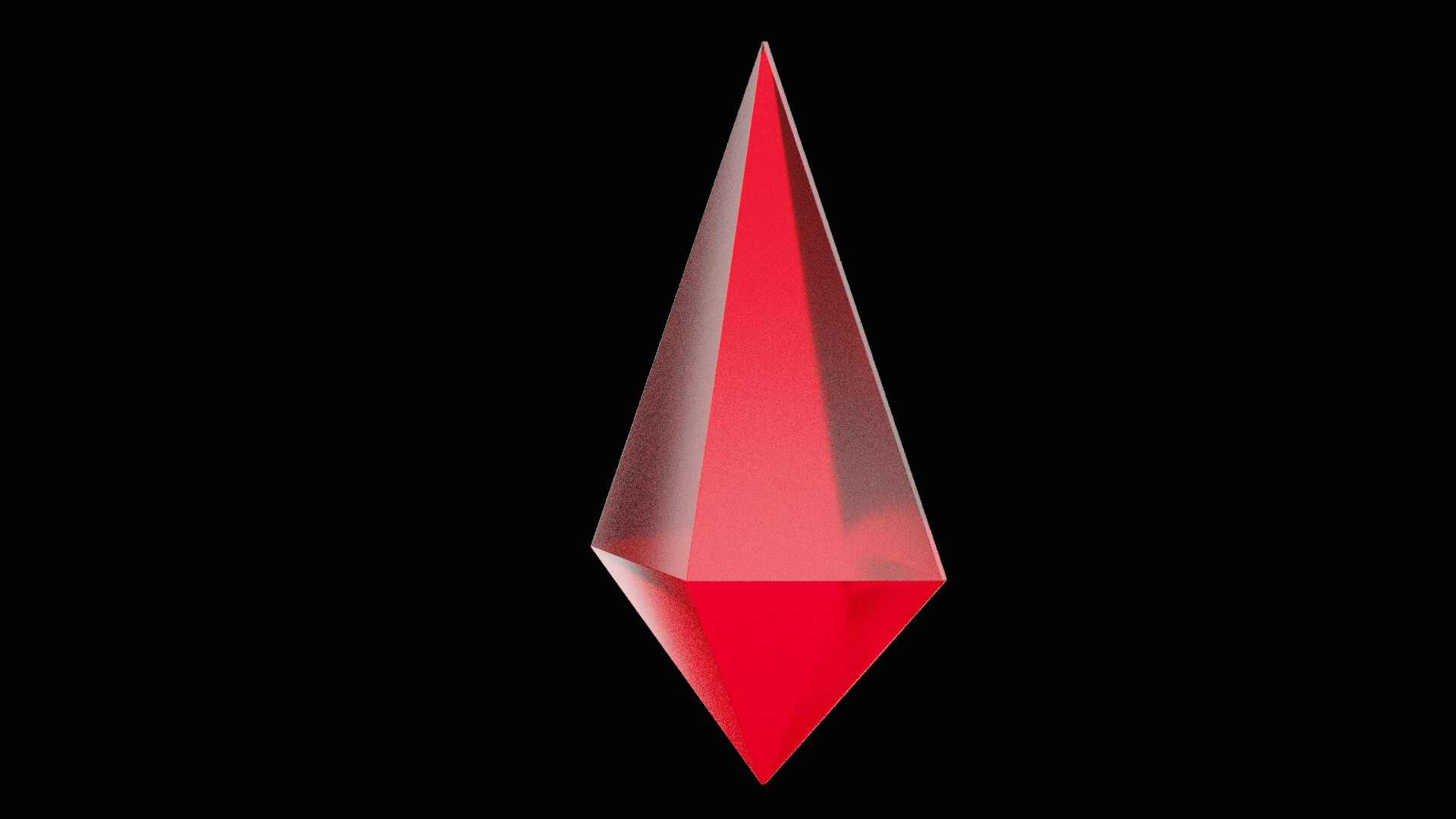 Radiant Red Gem - 3D Model by thedazking