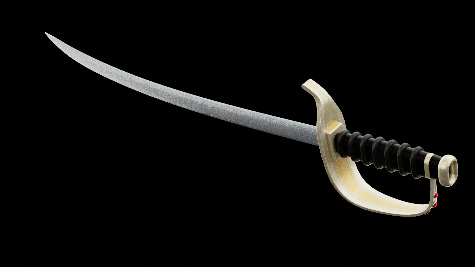 Red Pendant Sword - 3D Model by thedazking