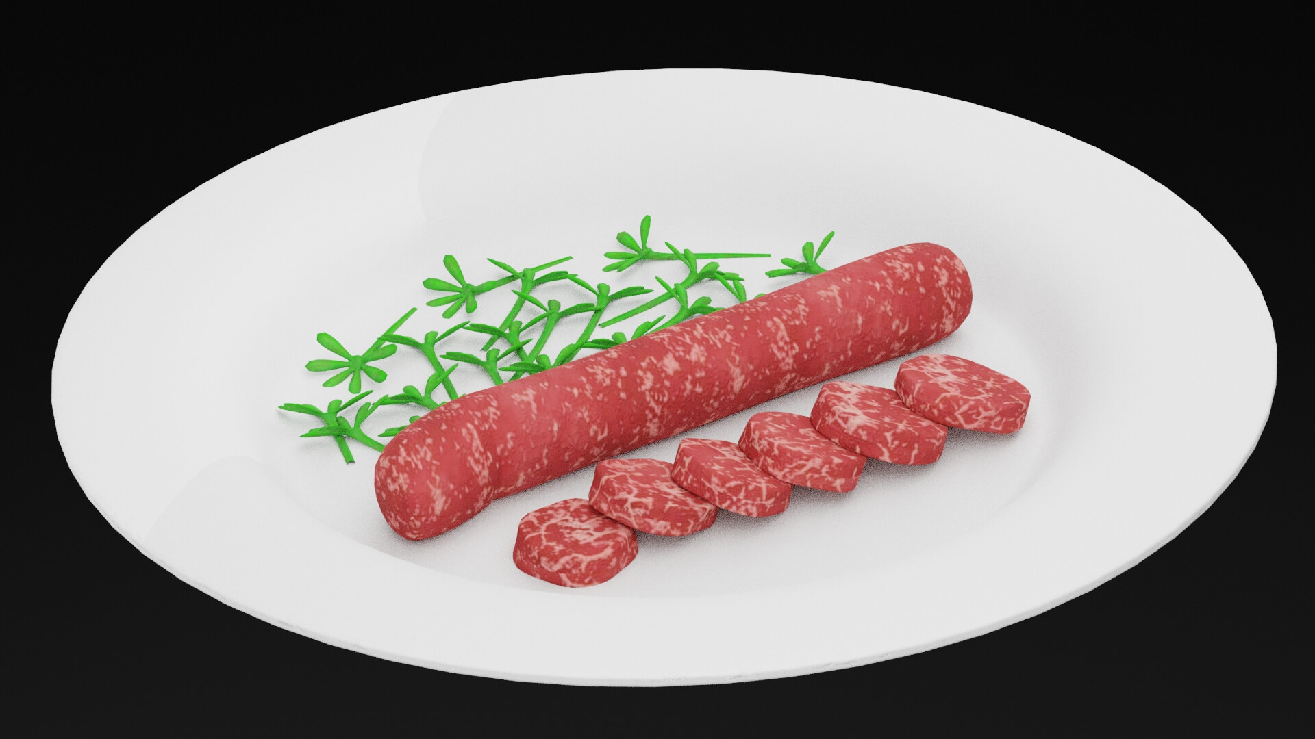 Rendeir Sausage - 3D Model by thedazking