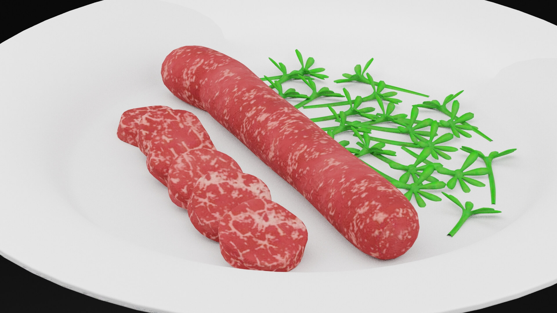 Rendeir Sausage - 3D Model by thedazking