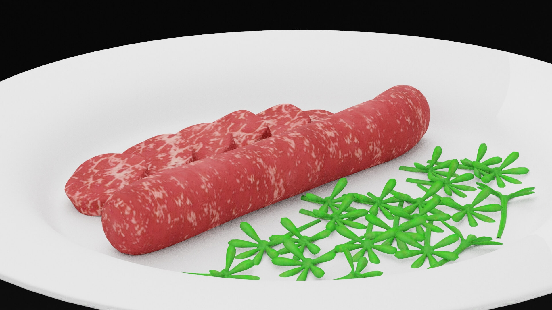 Rendeir Sausage - 3D Model by thedazking