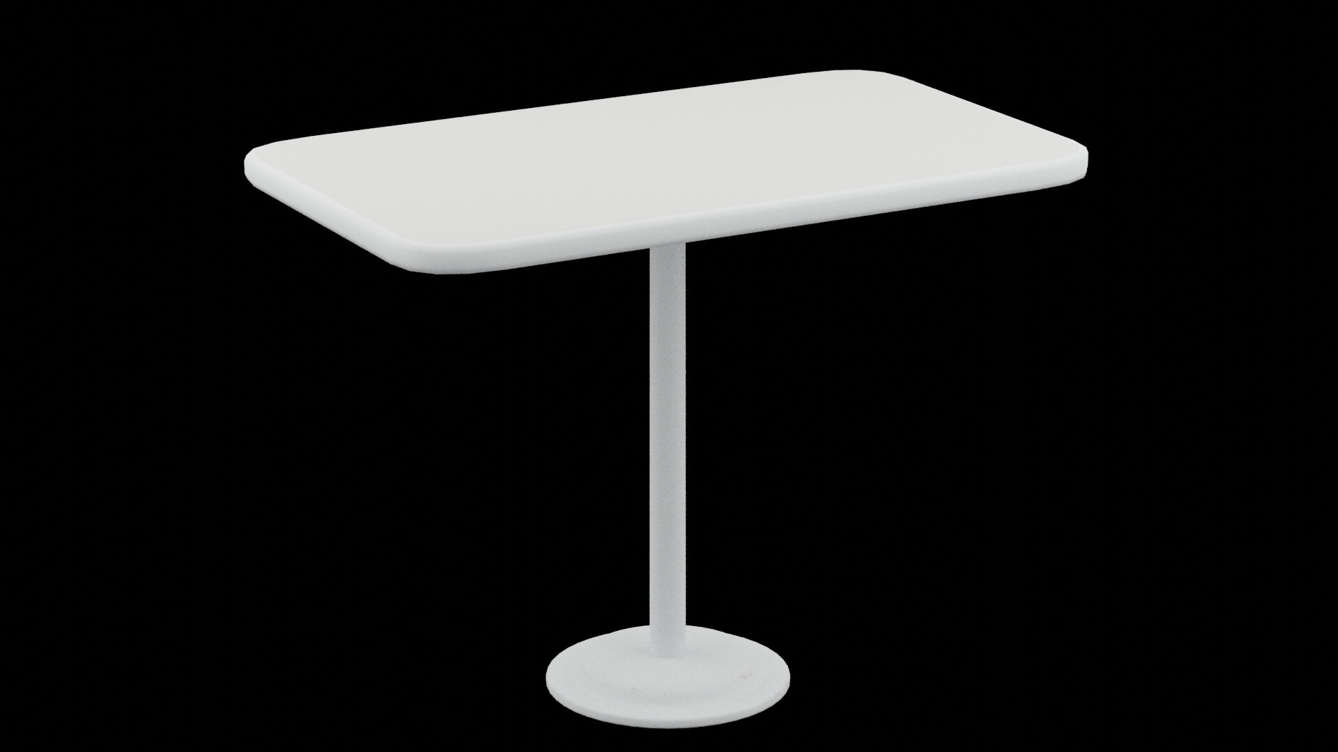 Retro Booth Table - 3D Model by thedazking