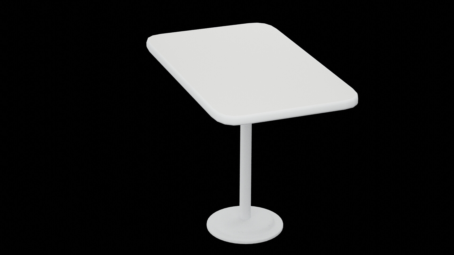 Retro Booth Table - 3D Model by thedazking