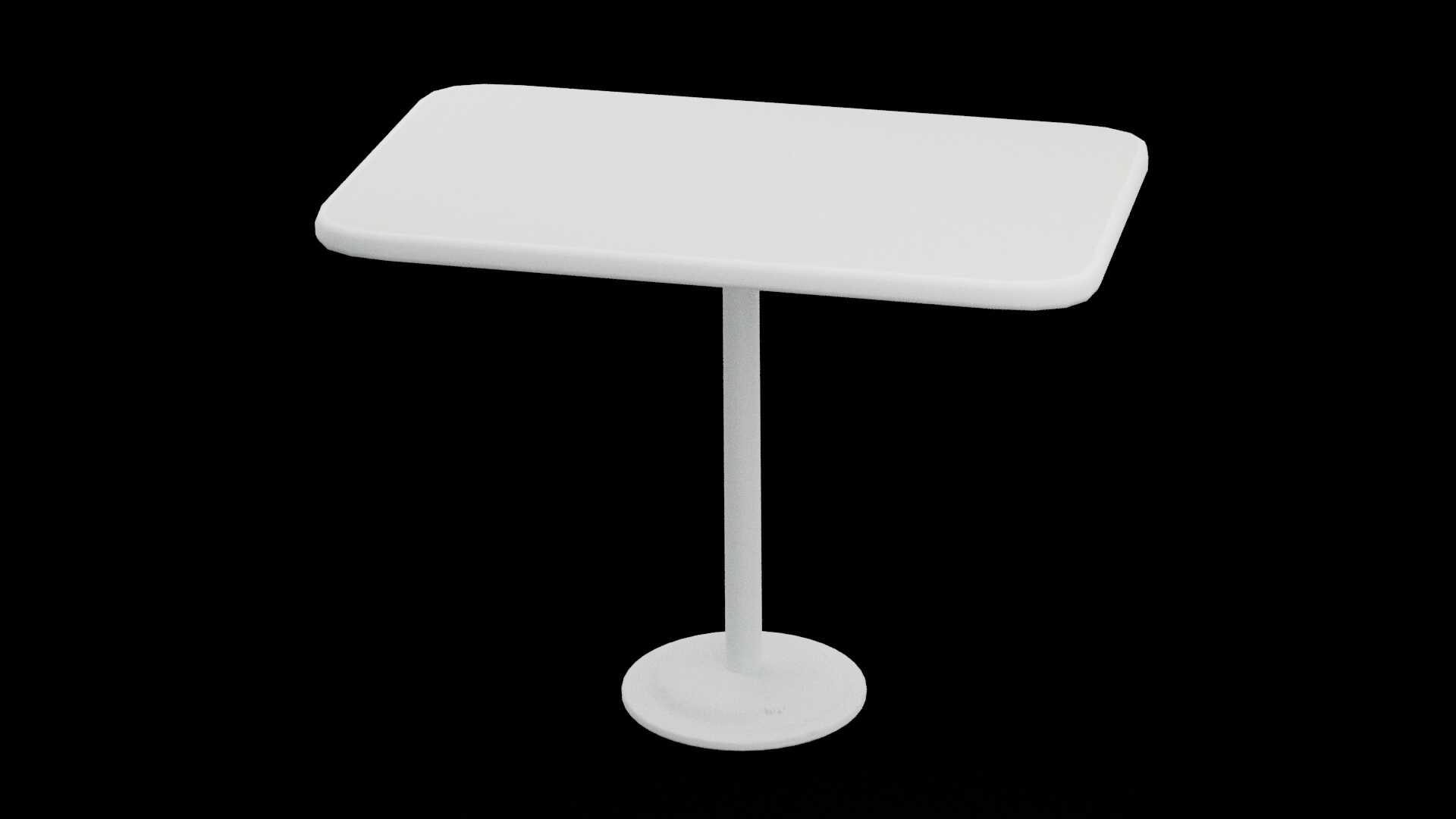 Retro Booth Table - 3D Model by thedazking