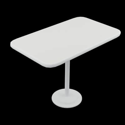 Retro Booth Table - 3D Model by thedazking
