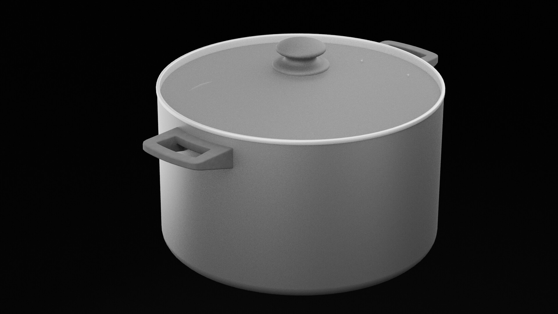 Rice Cooker Pan With Lid - 3D Model by thedazking
