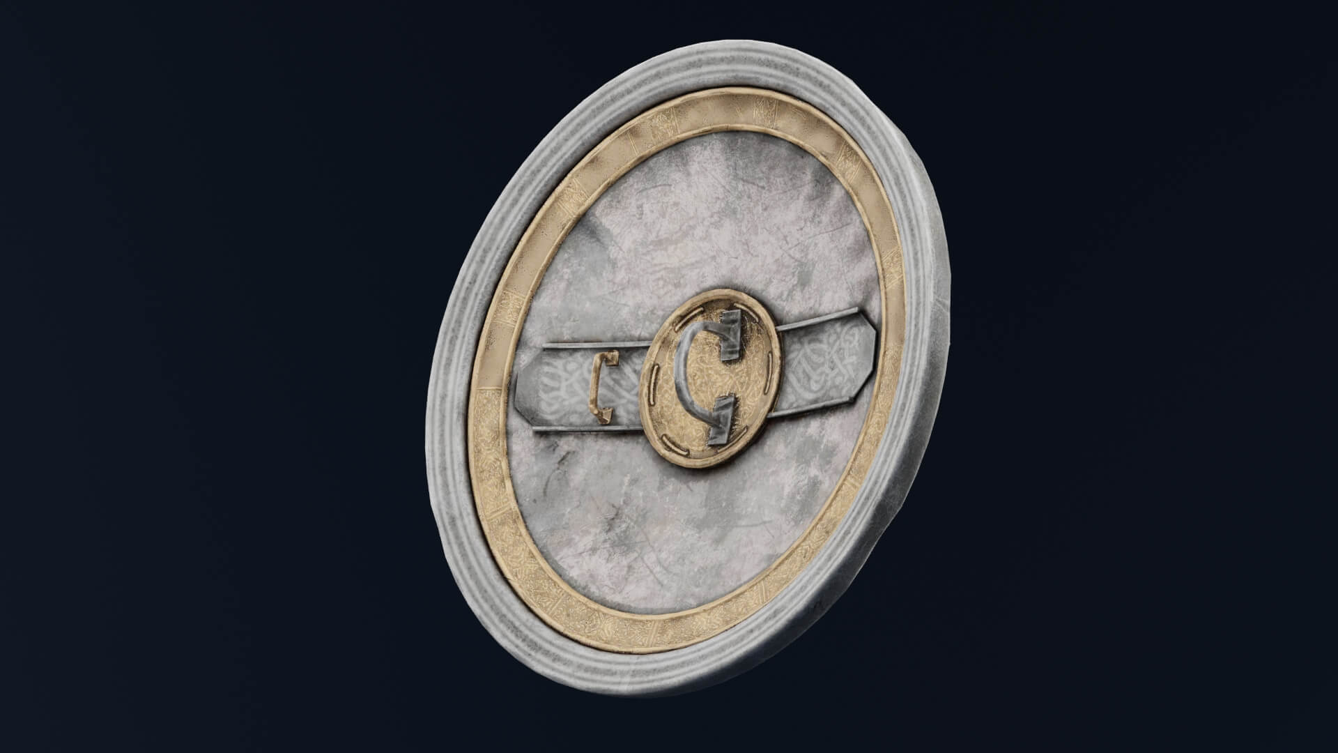 Roman Shield - 3D Model by thedazking