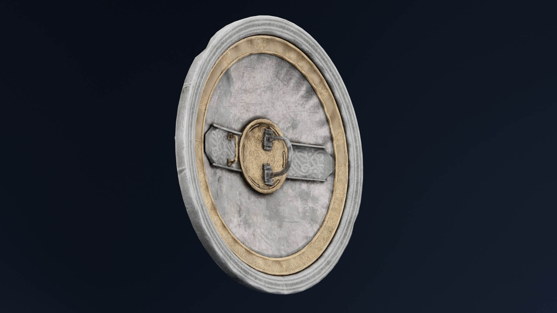 Roman Shield - 3D Model by thedazking