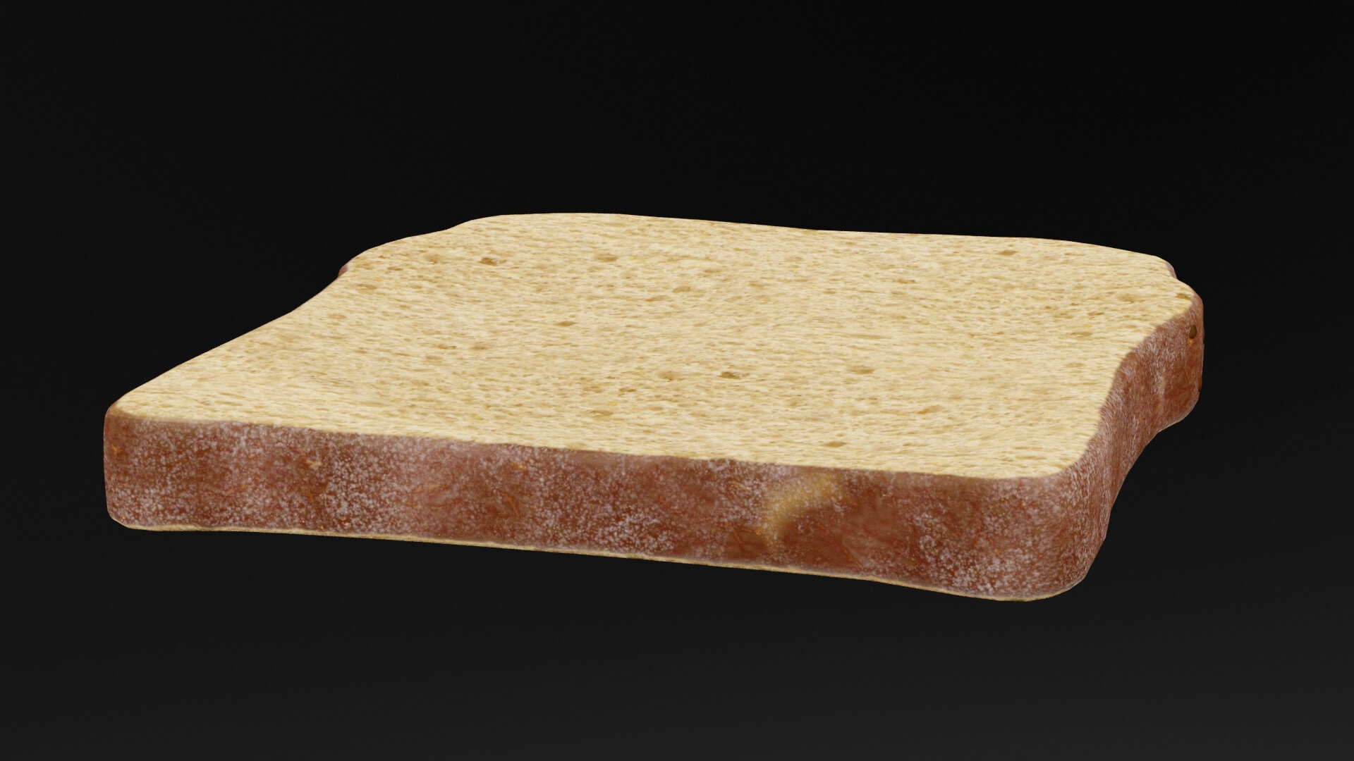 Rye Bread Toast - 3D Model by thedazking