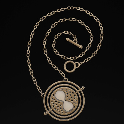 Sand Clock Necklace - 3D Model by thedazking