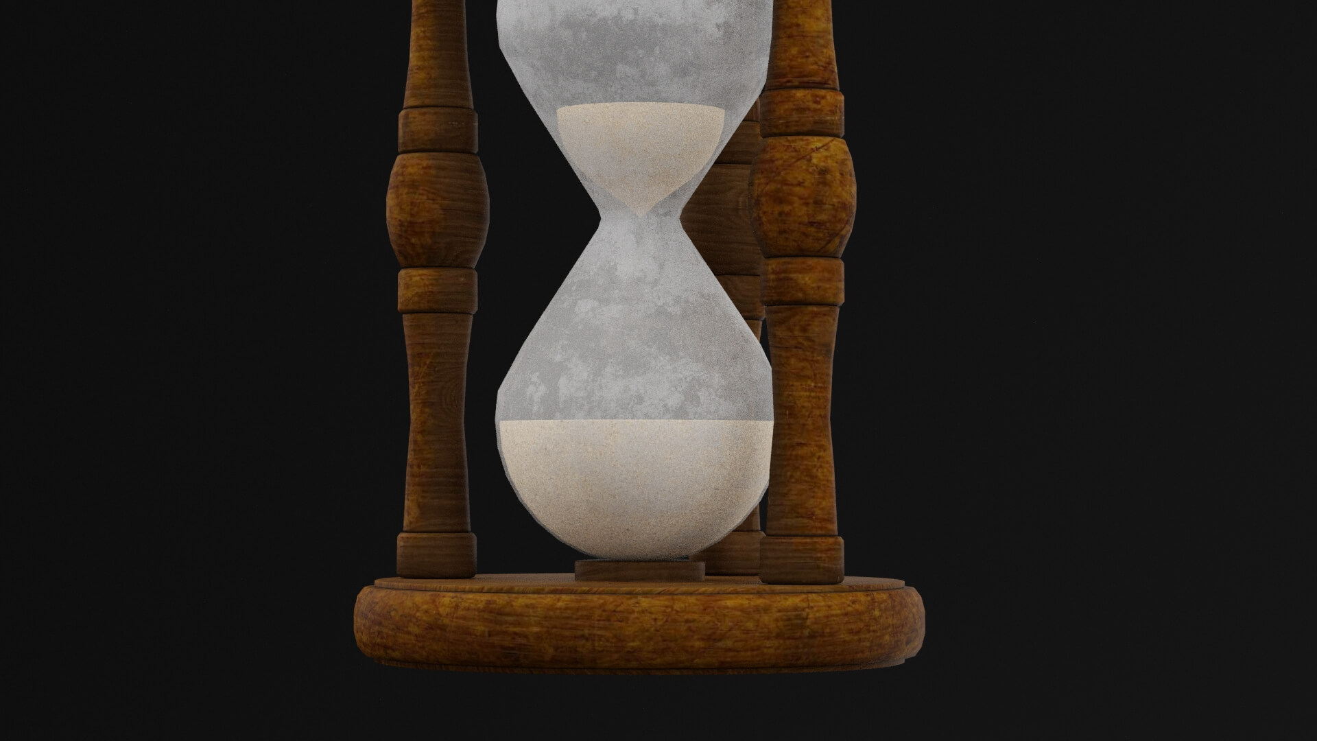 Sand Hour Glass 3d Model By Thedazking