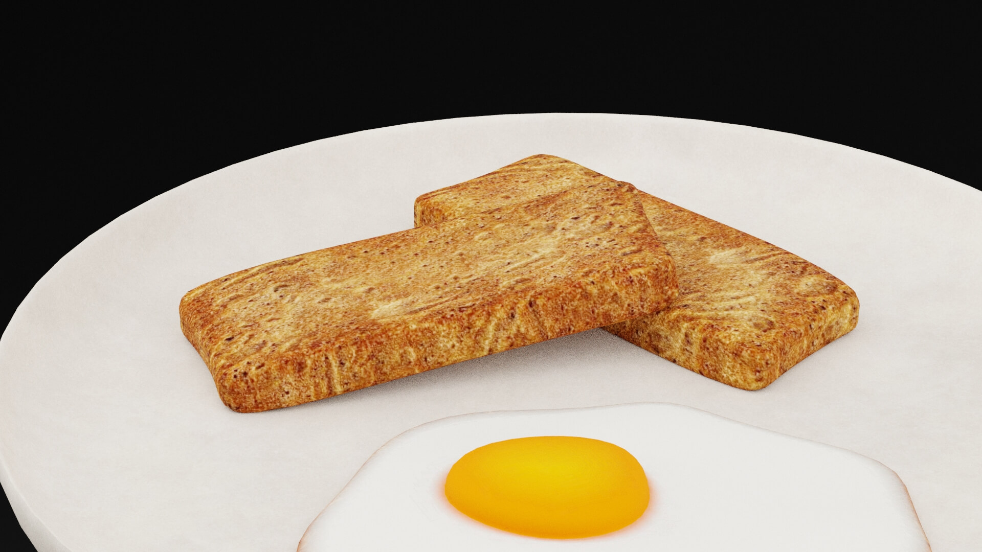 Scrapple With Eggs - 3D Model by thedazking