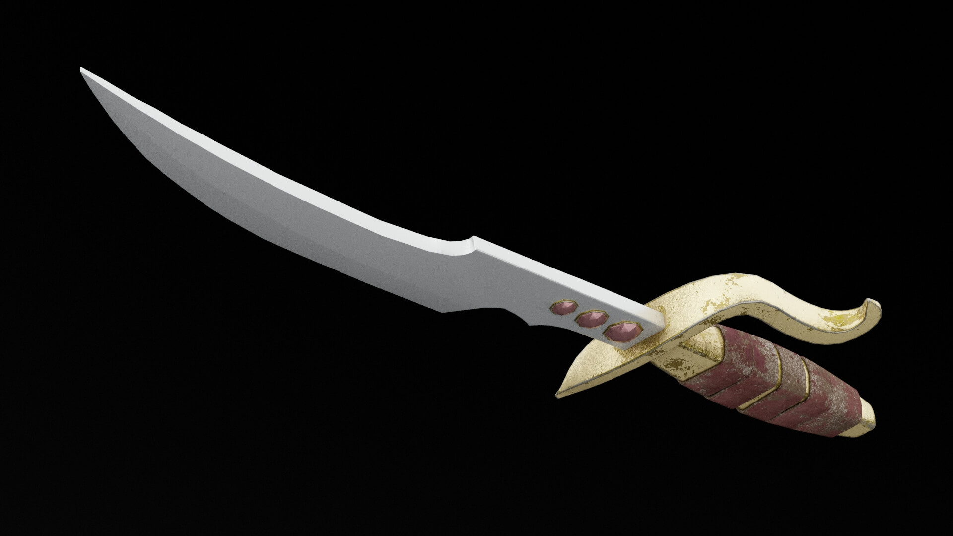 Sharp Dagger - 3D Model by thedazking
