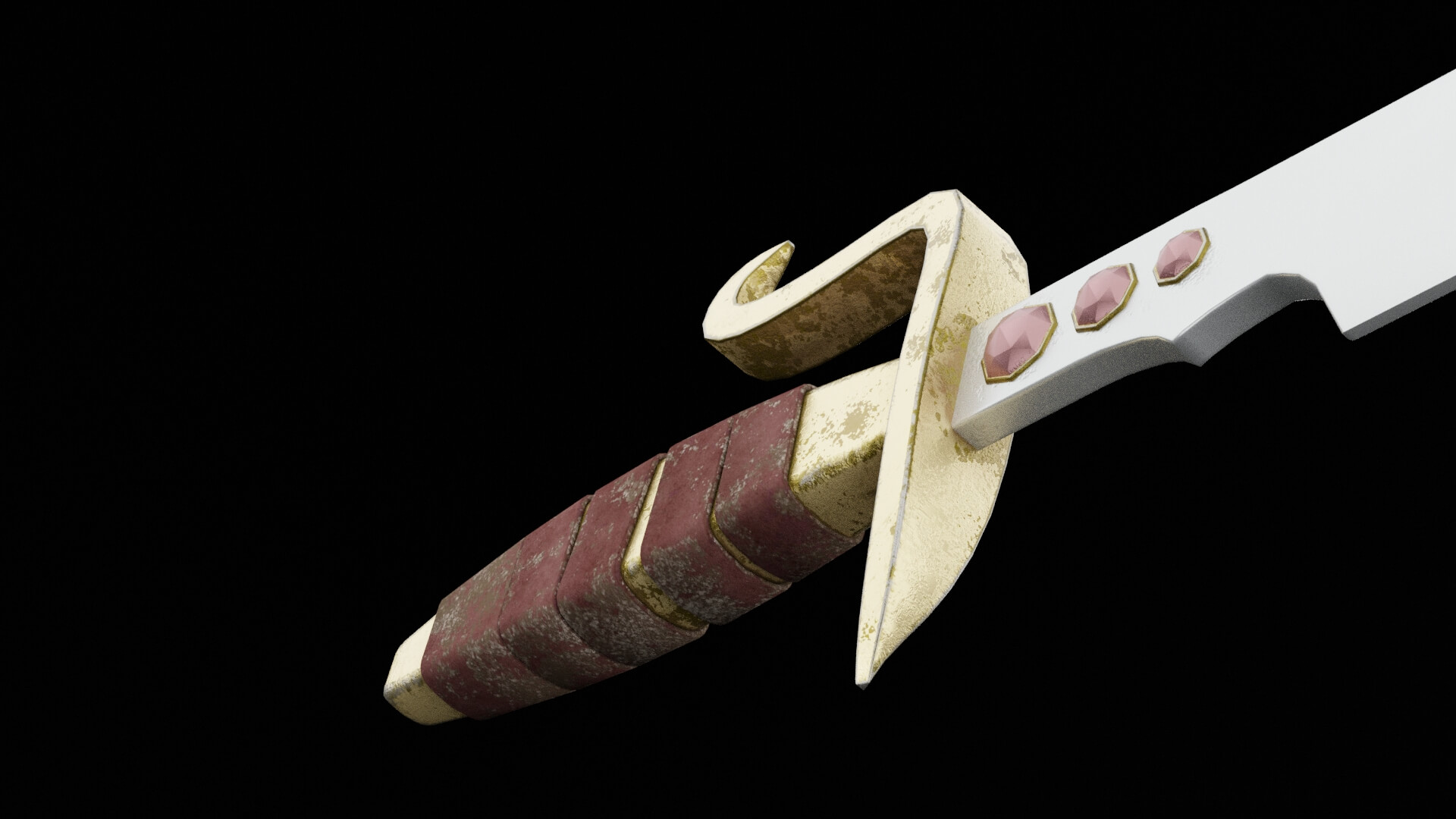 Sharp Dagger - 3D Model by thedazking