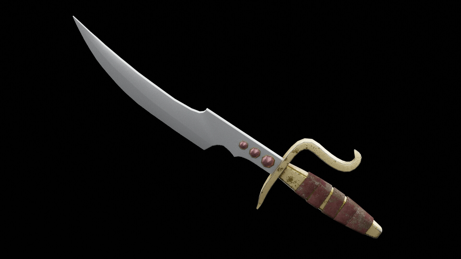 Sharp Dagger - 3D Model by thedazking