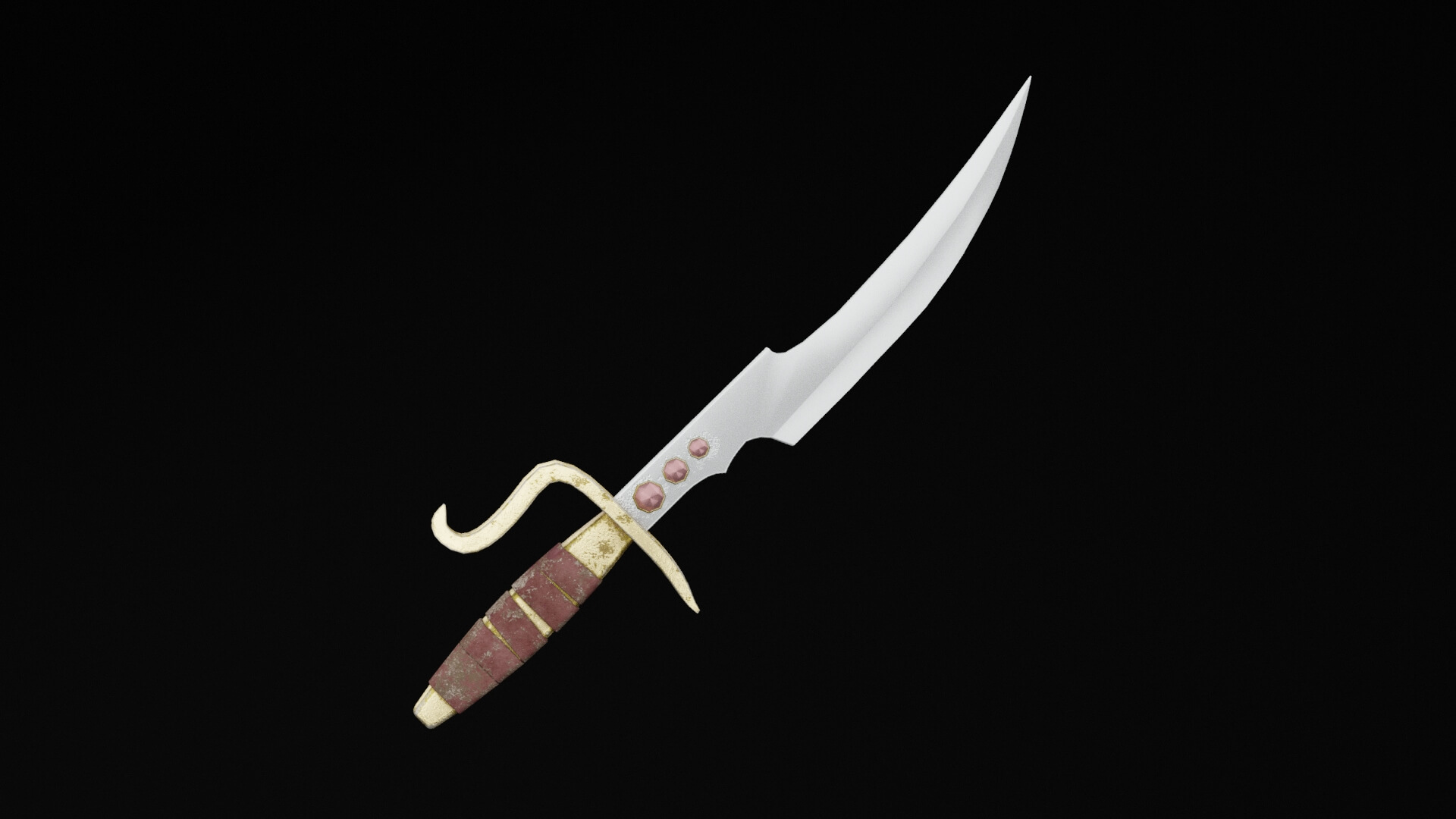 Sharp Dagger - 3D Model by thedazking