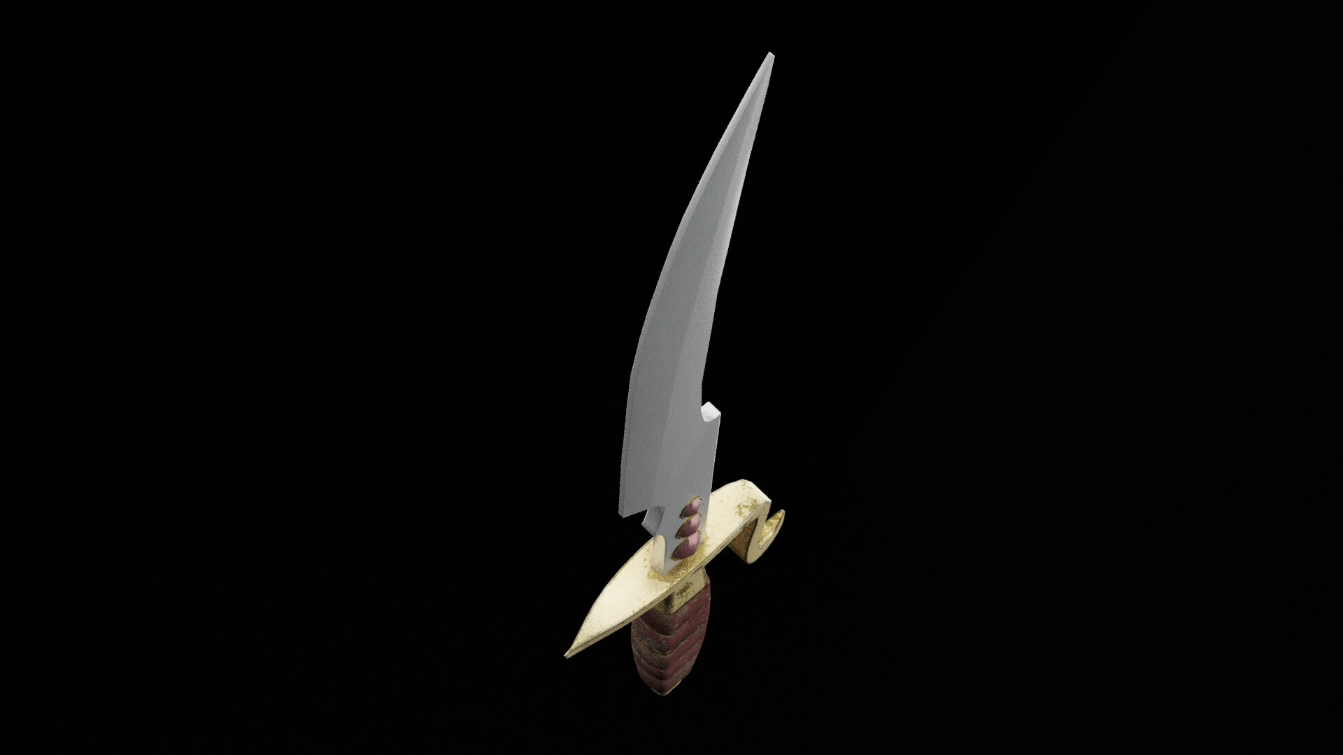 Sharp Dagger - 3D Model by thedazking