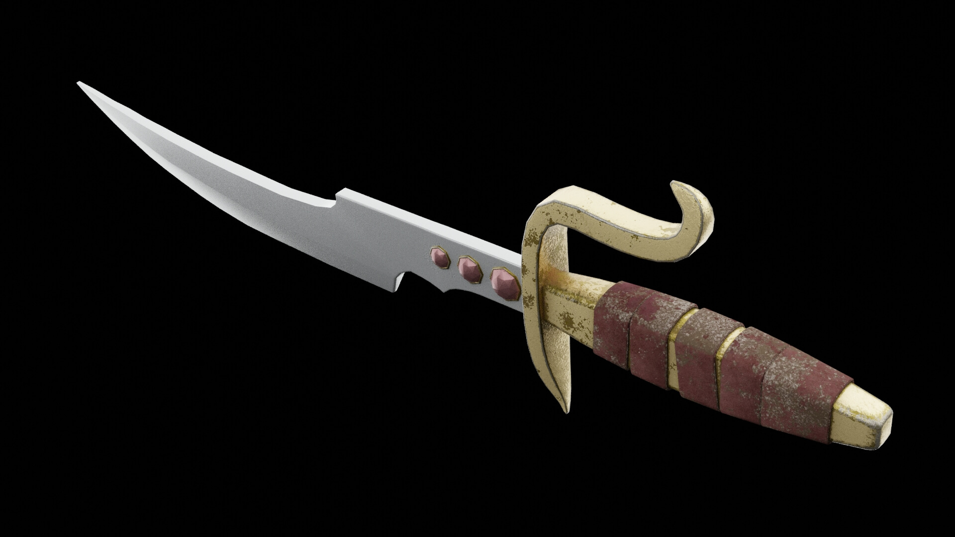 Sharp Dagger - 3D Model by thedazking