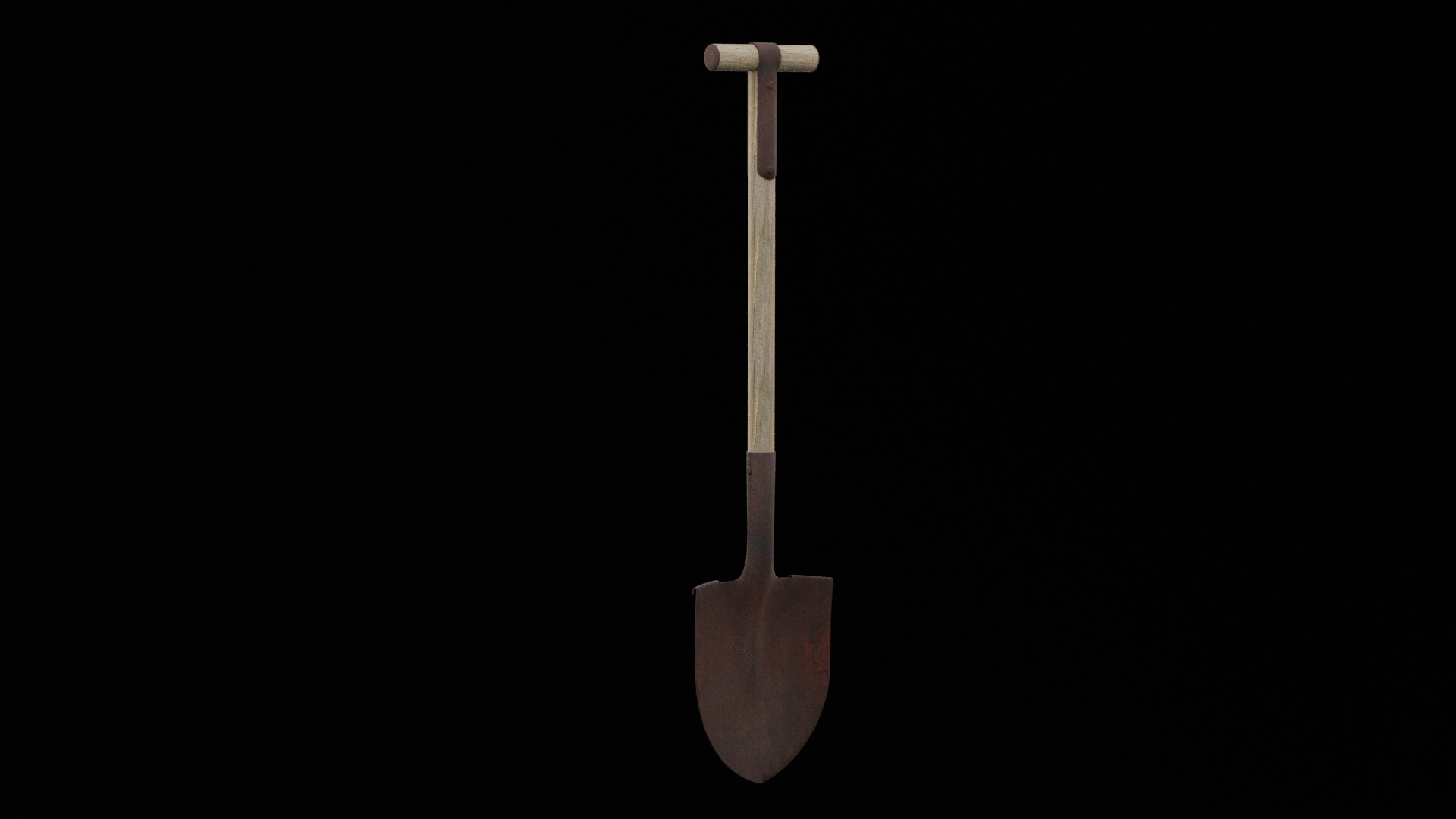 Short Arm Shovel - 3D Model by thedazking