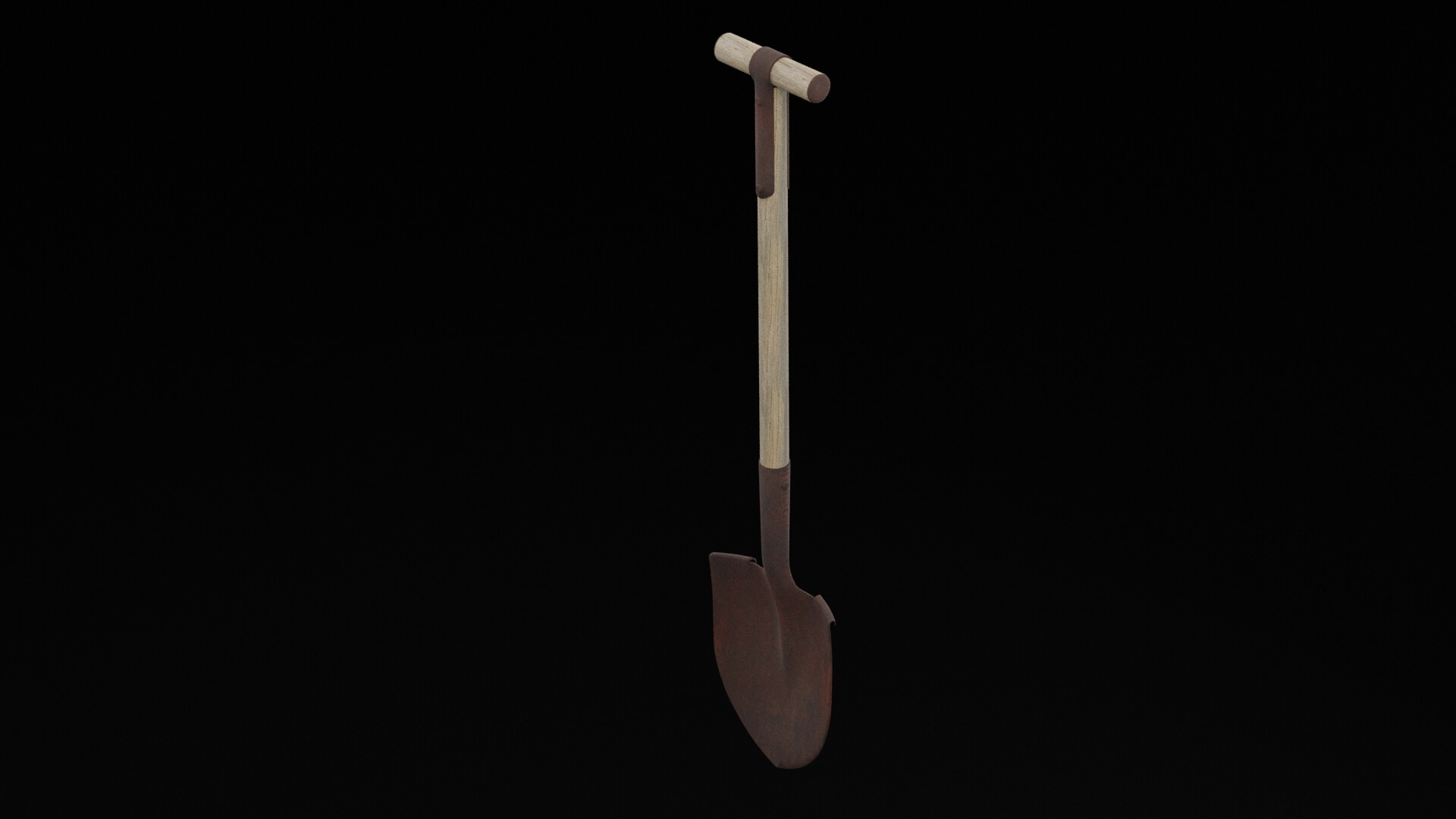 Short Arm Shovel - 3D Model by thedazking