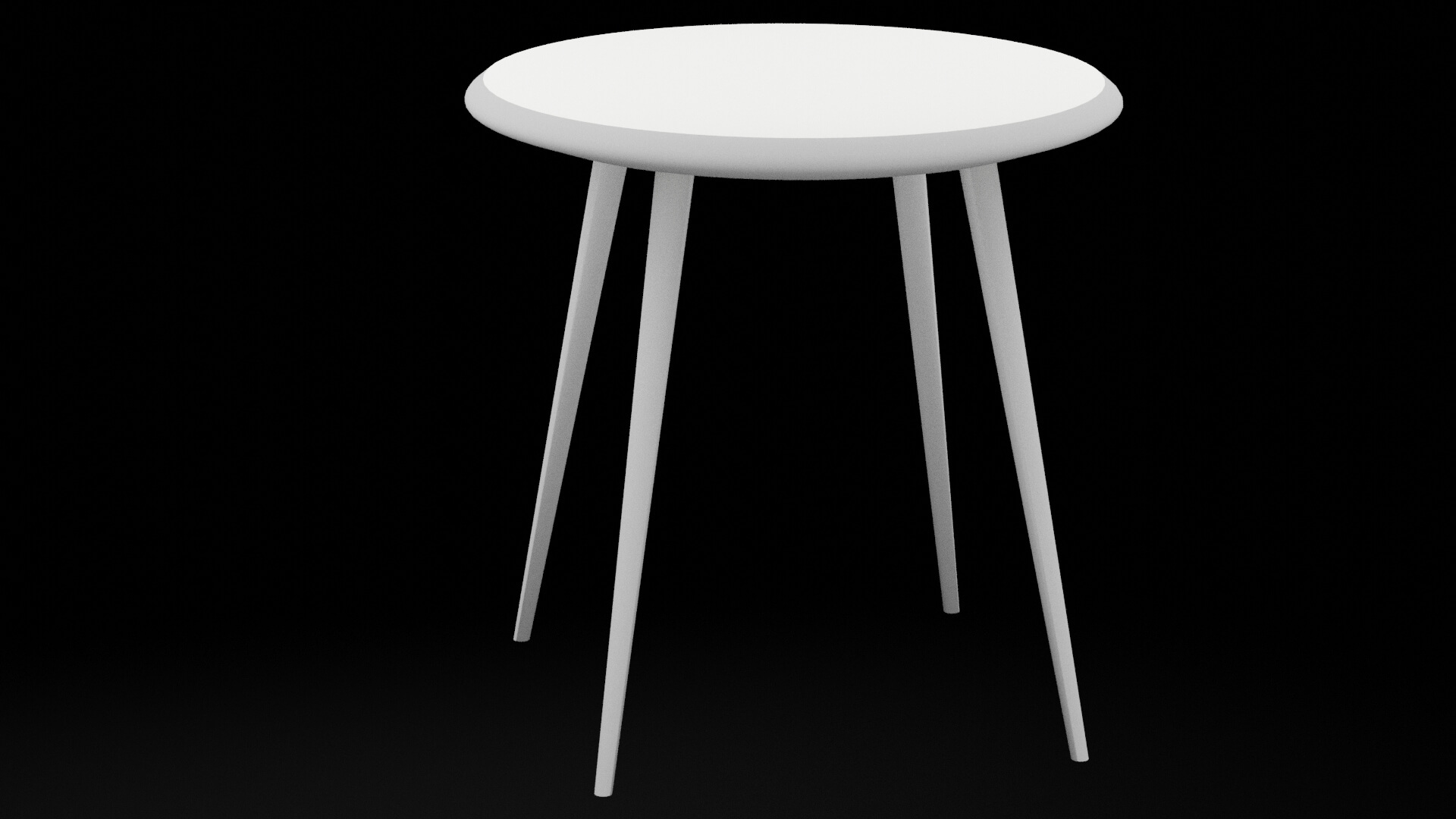 Short Round Table - 3D Model by thedazking