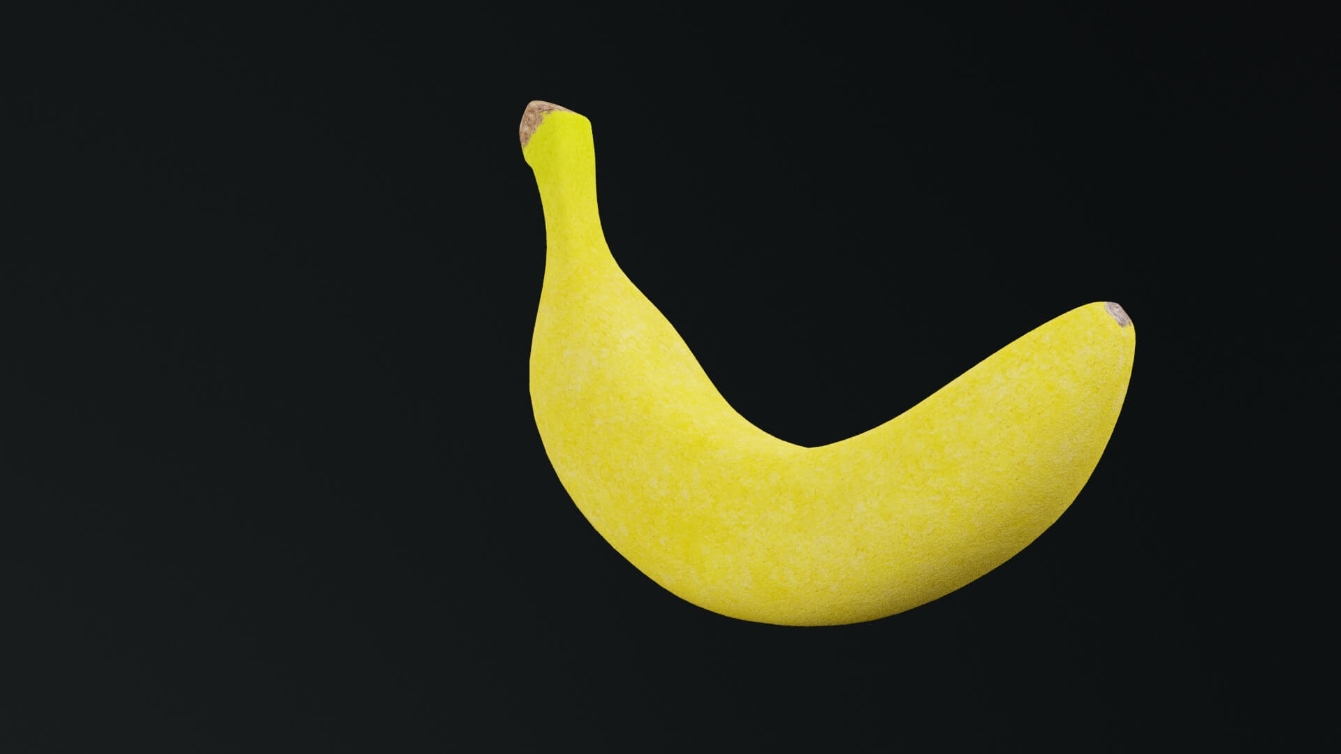 Single Banana Fruit - 3D Model by thedazking