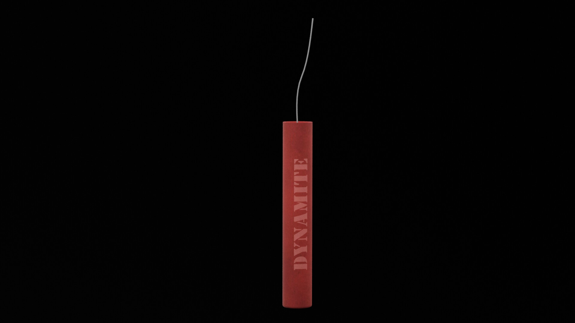 Single Dynamite Fused - 3D Model by thedazking