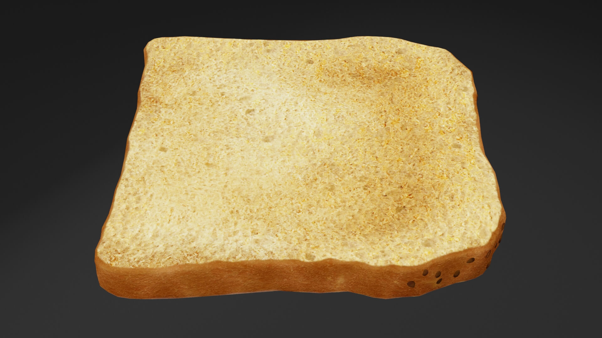 Toasted Bread Toast - 3D Model by thedazking