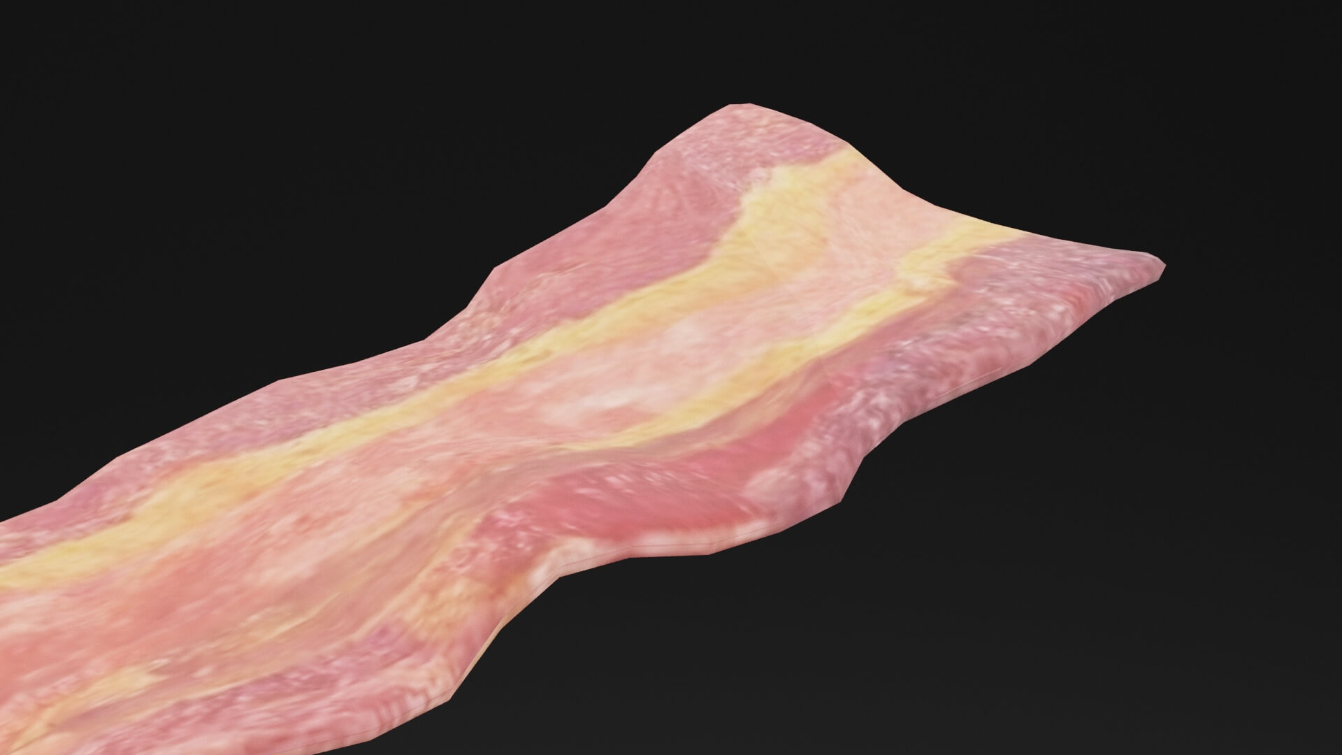 Slice of Bacon - 3D Model by thedazking