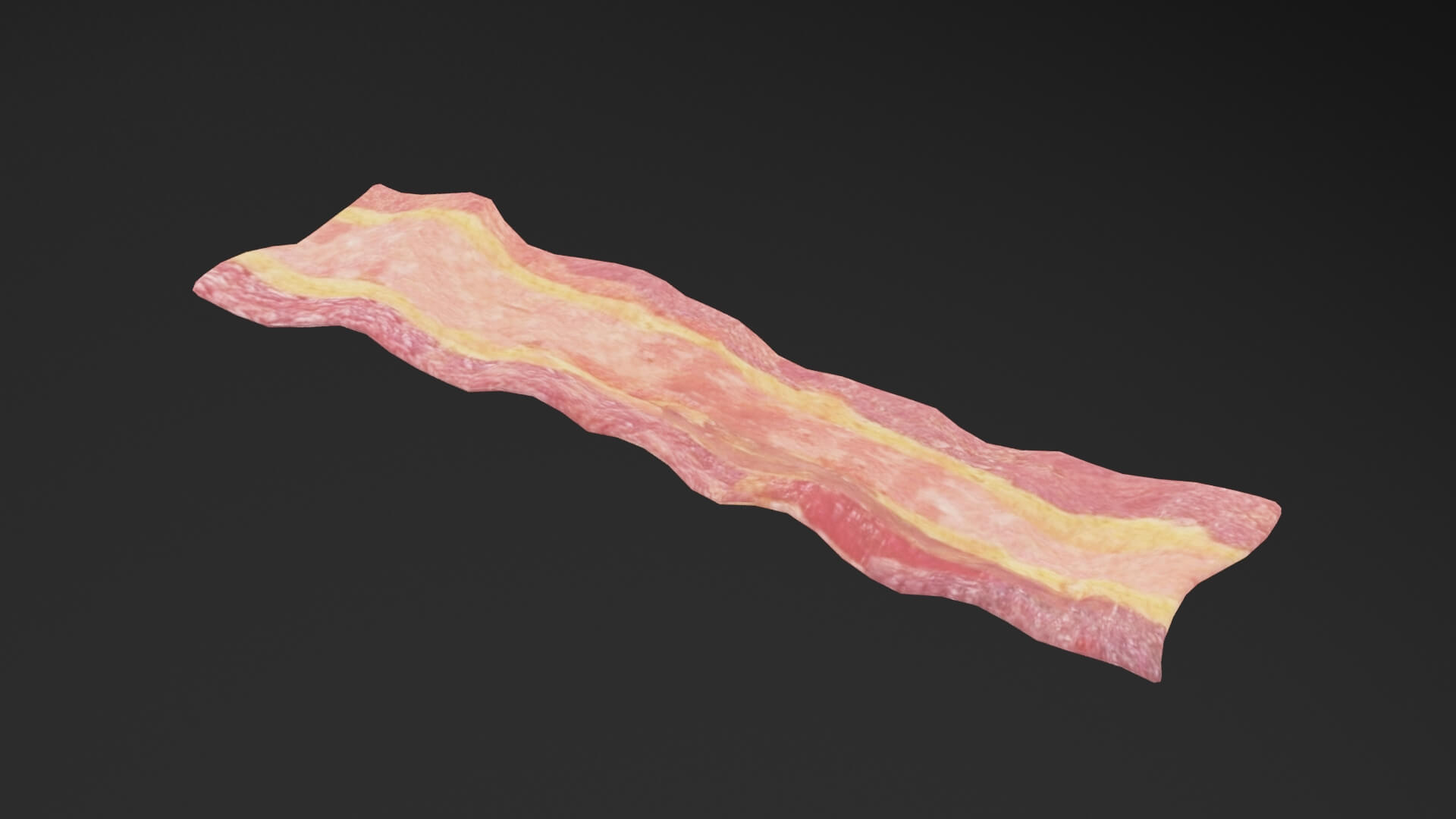 Slice of Bacon - 3D Model by thedazking